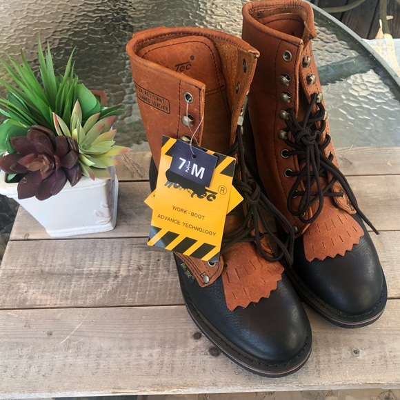 Ariat | Shoes | Ad Tech Leather Boots Womens 75 Packer New Black And ...